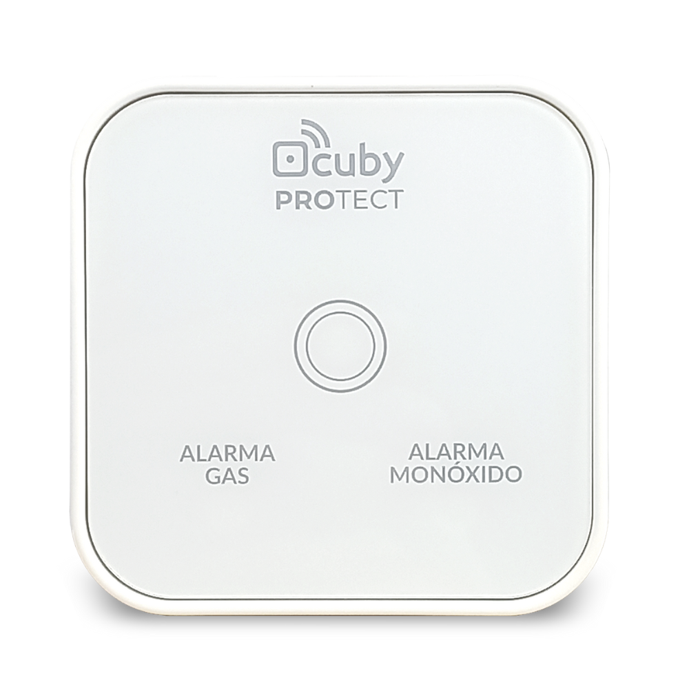 Cuby Protect - Alarma de Monóxido y Gas con conectividad y alertas int ...